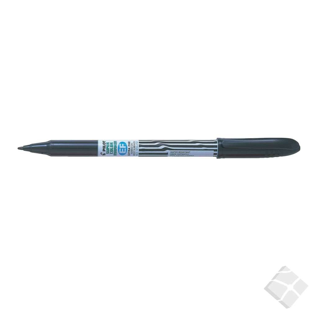Tusj Pilot Super 0,9 sort - Ekstra Fine